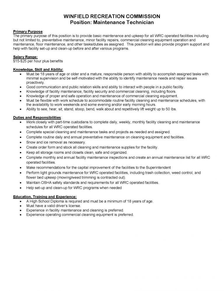 Welcome | Winfield Recreation Commission